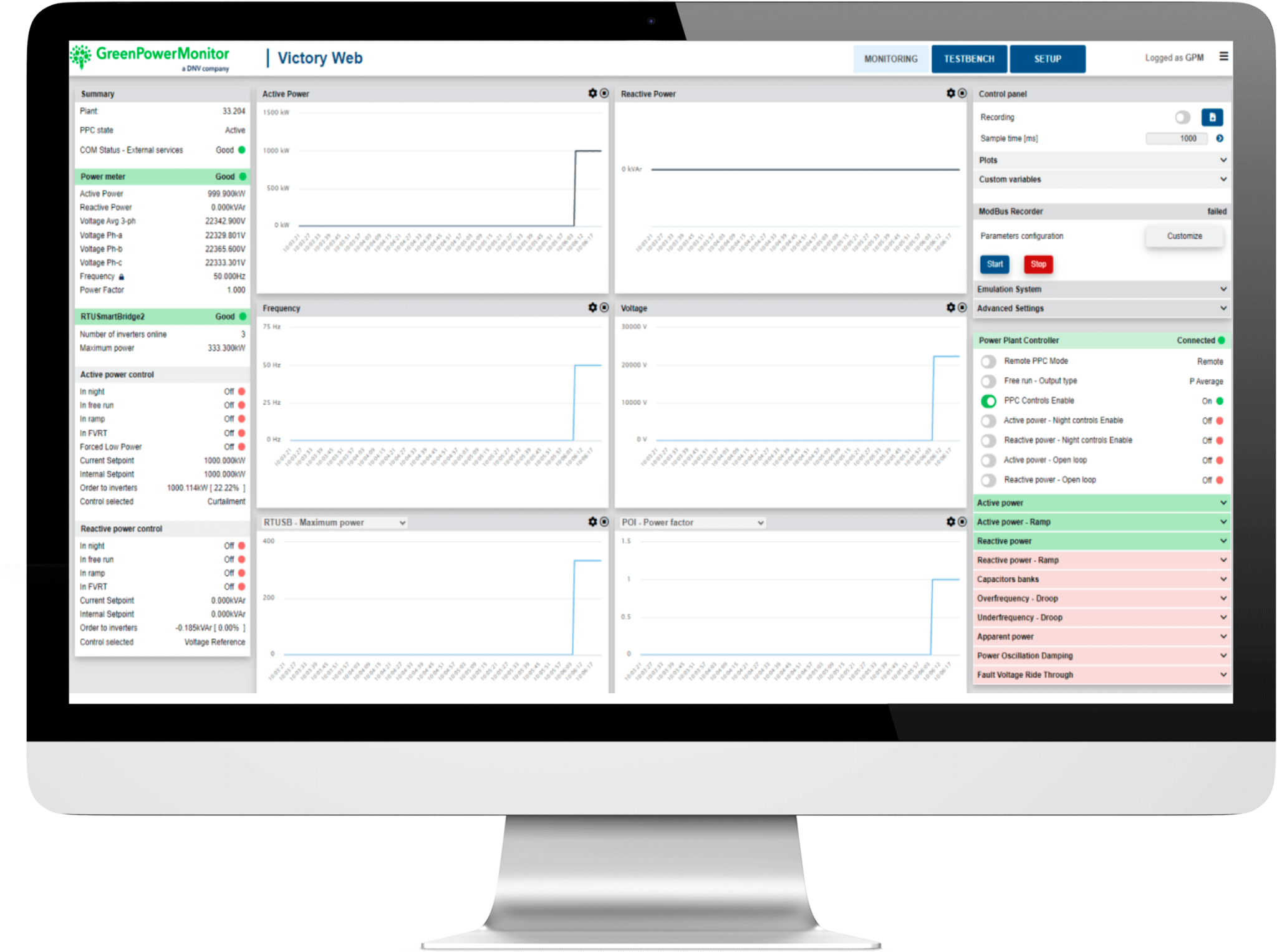 GPM HPPC: Manage active power distribution between PV plants & BESS ...