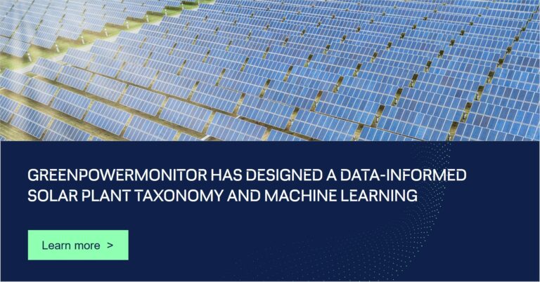 GreenPowerMonitor has designed a data-informed solar plant Taxonomy and Machine Learning ...