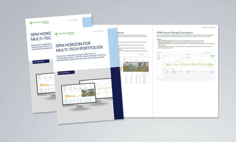 GPM Horizon for multi-tech portfolios – GreenPowerMonitor